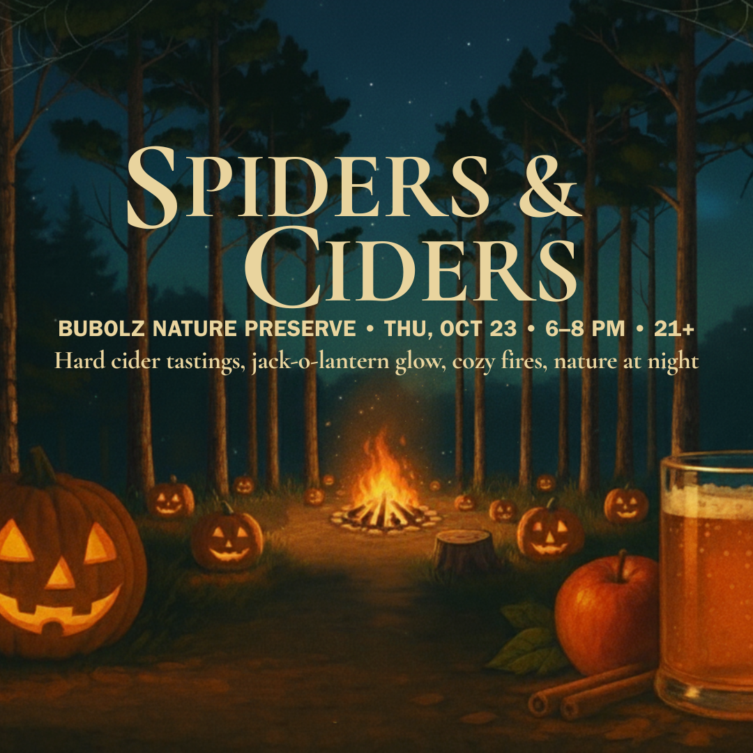 Spiders & Ciders | Bubolz Nature Preserve