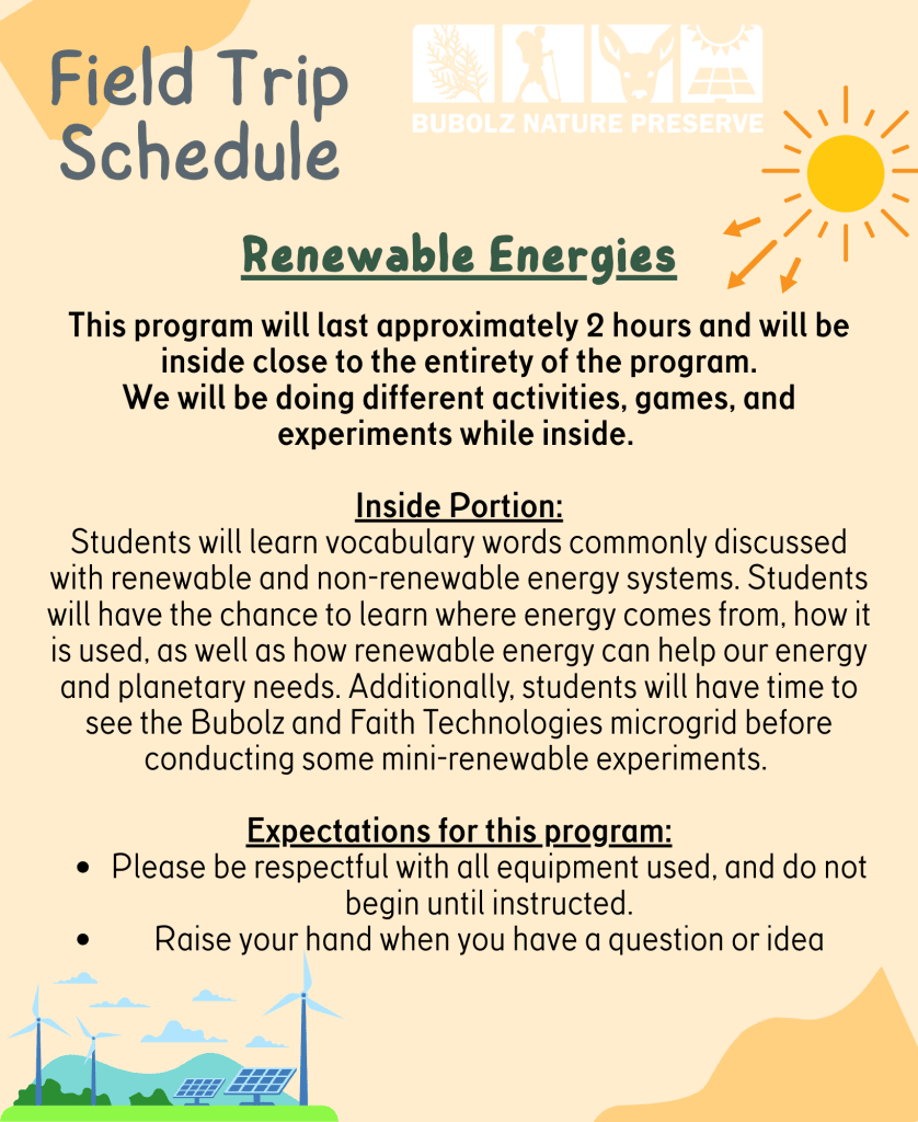 Field Trip Programs | Bubolz Environmental Education